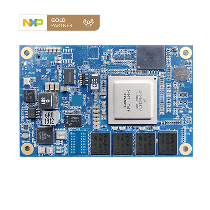 NXP LS1046A ARM Core Board SoM System on Module FET1046A-C Can Support Ten-Gigabit Ethernet ...